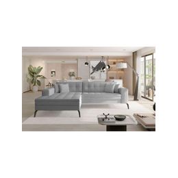 MF Design Sokka Recamiere Links in Grau - (L) 292 x (B) 292 x (H) 84 cm | Gr.: onesize