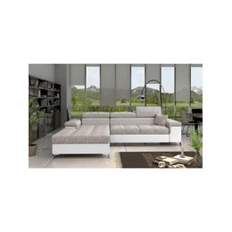 MF Design Ricky Recamiere Links in Grau - (L) 205 x (B) 281 x (H) 88 cm | Gr.: onesize