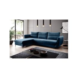 MF Design Sonic Recamiere Links in Marineblau - (L) 276 x (B) 276 x (H) 100 cm | Gr.: onesize