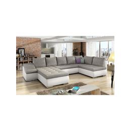 MF Design Gio Recamiere Links in Grau - (L) 190 x (B) 351 x (H) 82 cm | Gr.: onesize