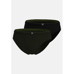 Ceceba Sport-Slip 2Er Pack Ohio in gr&uuml;n-dunkel-Ringel | Gr.: 5