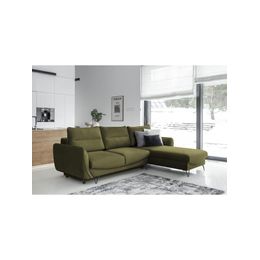 MF Design Sonic Recamiere Rechts in Moos - (L) 276 x (B) 276 x (H) 100 cm | Gr.: onesize