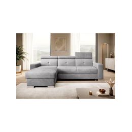 MF Design Falcon Recamiere Links in Grau - (L) 248 x (B) 248 x (H) 95 cm | Gr.: onesize