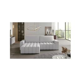 MF Design Bonita Recamiere Links in Wei&szlig; - (L) 175 x (B) 250 x (H) 92 cm | Gr.: onesize