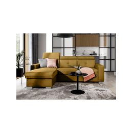 MF Design Falcon Recamiere Links in Amber - (L) 248 x (B) 248 x (H) 95 cm | Gr.: onesize