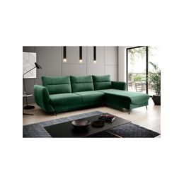 MF Design Sonic Recamiere Rechts in Smaragd - (L) 276 x (B) 276 x (H) 100 cm | Gr.: onesize