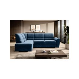 MF Design Silver Recamiere Links in Marineblau - (L) 270 x (B) 270 x (H) 93 cm | Gr.: onesize