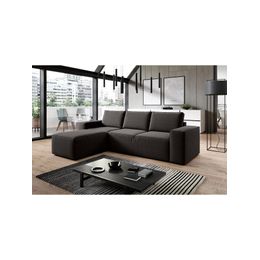 MF Design Rush Recamiere Links in Dunkelbraun - (L) 302 x (B) 302 x (H) 95 cm | Gr.: onesize