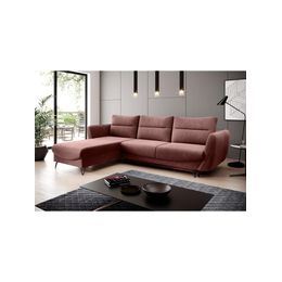 MF Design Sonic Recamiere Links in Marsala - (L) 276 x (B) 276 x (H) 100 cm | Gr.: onesize