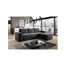 MF Design Rush Recamiere Rechts in Dunkelgrau - (L) 302 x (B) 302 x (H) 95 cm | Gr.: onesize