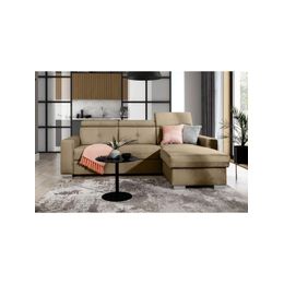 MF Design Falcon Recamiere Rechts in Braunbeige - (L) 248 x (B) 248 x (H) 95 cm | Gr.: onesize