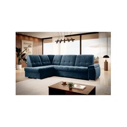 MF Design Saido Recamiere Links in Marineblau - (L) 272 x (B) 272 x (H) 95 cm | Gr.: onesize