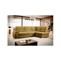 MF Design Saido Recamiere Rechts in Senfgelb - (L) 272 x (B) 272 x (H) 95 cm | Gr.: onesize