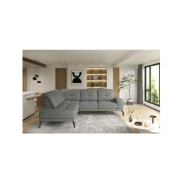 MF Design Neviro Recamiere Links in Grau - (L) 200 x (B) 275 x (H) 98 cm | Gr.: onesize