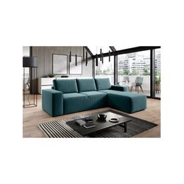 MF Design Rush Recamiere Rechts in T&uuml;rkis - (L) 302 x (B) 302 x (H) 95 cm | Gr.: onesize