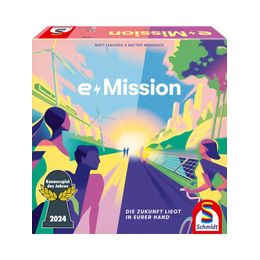 Schmidt Spiele e-Mission 49444 Kennerspiel des Jahres 2024 1-4 Spieler ab 8 Jahren | Gr.: onesize