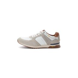 Camel Active ALLEY Oxford Schn&uuml;rschuhe aus Leder in Wei&szlig;-Braun | Gr.: 45