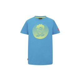 Trollkids Funktionssshirt Troll PRO in vivid blue/green lizard | Gr.: 116