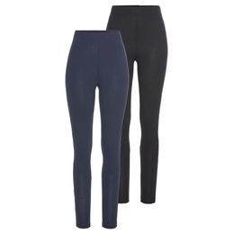 Boysen's BOYSENS Leggings in marine + schwarz | Gr.: 36