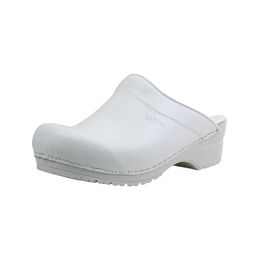 Sanita Comfortwear Clog "Original-Sonja Pu Open" in Wei&szlig; | Gr.: 40