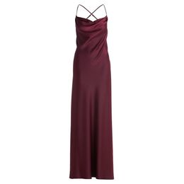 Vera Mont Abendkleid mit Wasserfallausschnitt in Wild Ruby | Gr.: 42