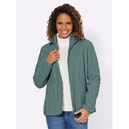WITT WEIDEN Fleece-Jacke in jade | Gr.: 36