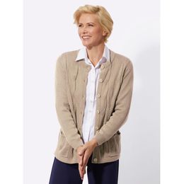 WITT WEIDEN Strickjacke in sesam | Gr.: 40