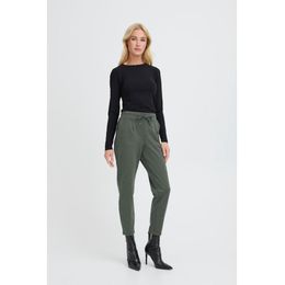 b. young Hose RIZETTA Regular fit in Green Gables Melange | Gr.: M