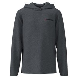 Kangaroos Kapuzenshirt in anthrazit meliert | Gr.: 128/134