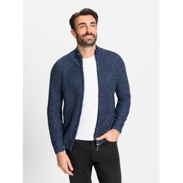 WITT WEIDEN Strickjacke in rauchblau-meliert | Gr.: 50