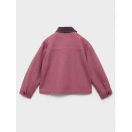 Mango Kids Jacke 'Gaby' M&auml;dchen Gr&ouml;&szlig;e 128 aubergine / magenta