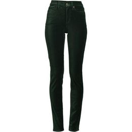 LANDS' END Slim Fit Samthose High Waist, Damen,  Gr&uuml;n, Baumwoll-Mischung, by Lands' End