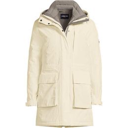LANDS' END Wasserdichter 3-in-1-Parka Squall, Damen,  Wei&szlig;, Polyester/Nylon, by Lands' End
