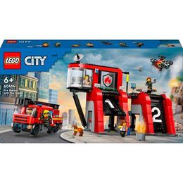 Lego City 60414 Feuerwehrstat. mit Drehleiterfzg
