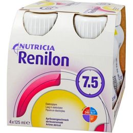 Renilon 7.5 Aprikosengeschmack fl&uuml;ssig 4X125 ml