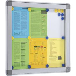 SMIT VISUAL Schaukasten RECTO, Au&szlig;enh&ouml;he 710 mm, Kapazit&auml;t 6 x DIN A4