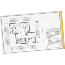 EICHNER Planschutztasche, VE 5 Stk, Format 1000 x 1350 mm, transparent