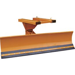 Eichinger Schneeschild f&uuml;r Gabelstapler, mit Gummisch&uuml;rfleiste, Schildbreite 1800 mm, orange, 200 x 80 mm