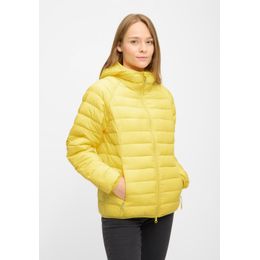 Anorak Derbe "Lightby", Damen, Gr. 34, lemon drop_lemon drop, Obermaterial: 100% Polyester; F&uuml;llmaterial: 100% Polyester; Futter: 100% Polyester, Basic, normal, Jacken, Steppjacke, leicht, mit Kapuze, warm