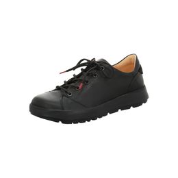 Think! Sneaker THINK "Think Sneaker Leder", Damen, Gr. 40,5, schwarz (schwarz kombi), Leder, Schuhe Sneaker
