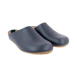 Haflinger Leder-Clog Marine (Gr&ouml;&szlig;e: 38)