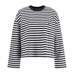 Barbour Sweatshirt Gabby Dark Navy Stripe (Gr&ouml;&szlig;e: 8)