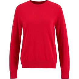 Barbour Rundhals-Pullover Oakley Poppy Red (Gr&ouml;&szlig;e: 8)