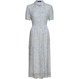Highmoor Hemdblusenkleid mit G&auml;nsebl&uuml;mchen Hellblau (Gr&ouml;&szlig;e: 46)