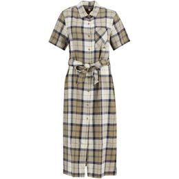 Barbour Midi-Kleid Fern Dress Navy Tartan (Gr&ouml;&szlig;e: 8)