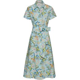 Brigitte von Sch&ouml;nfels Brigitte von Sch&ouml;nfels Paisley-Hemdblusenkleid Blau (Gr&ouml;&szlig;e: 42)