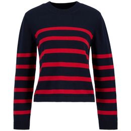 Barbour Pullover Fern Navy/Poppy Red (Gr&ouml;&szlig;e: 16)