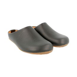Haflinger Leder-Clog Schwarz (Gr&ouml;&szlig;e: 37)