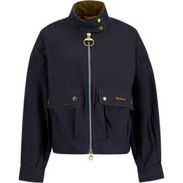 Barbour Jacke Blackthorn Vulcan Navy/Beige Tattersall (Gr&ouml;&szlig;e: 8)