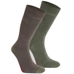 Craghoppers 2er Pack Socken NosiLife Travel Woodland Green/Wild Olive (Gr&ouml;&szlig;e: 3)